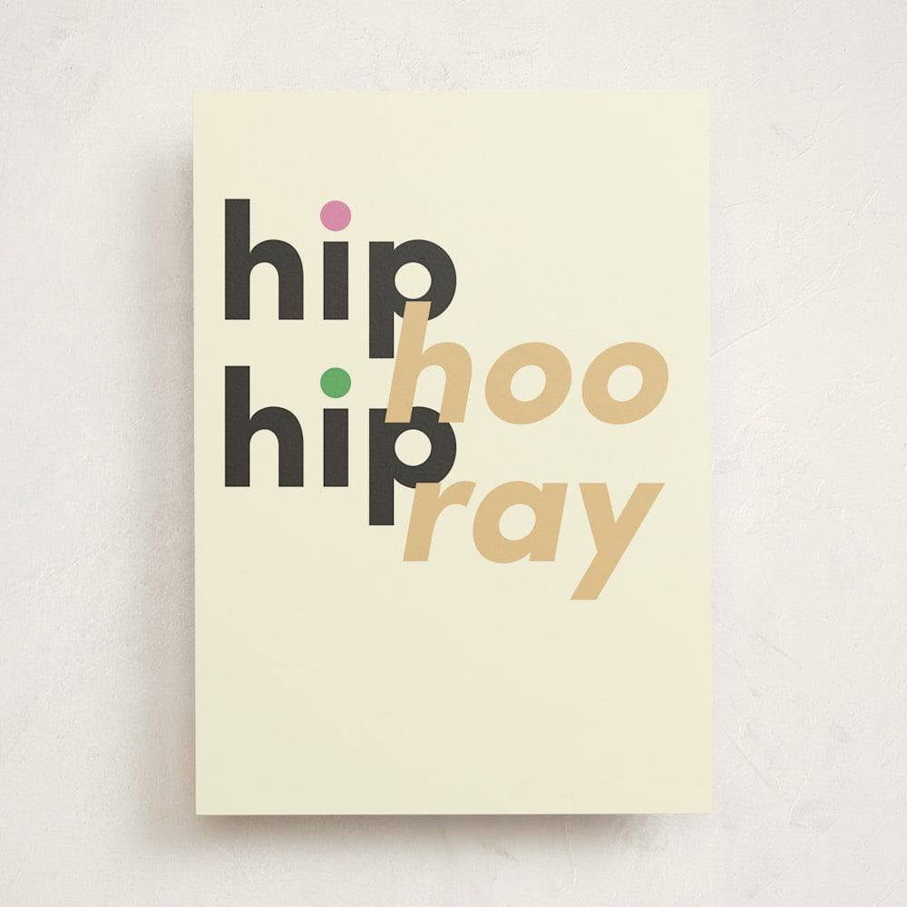 Hip Hoo Ray Greeting Card – Fun and Cheerful Celebration Card – Perfect ...