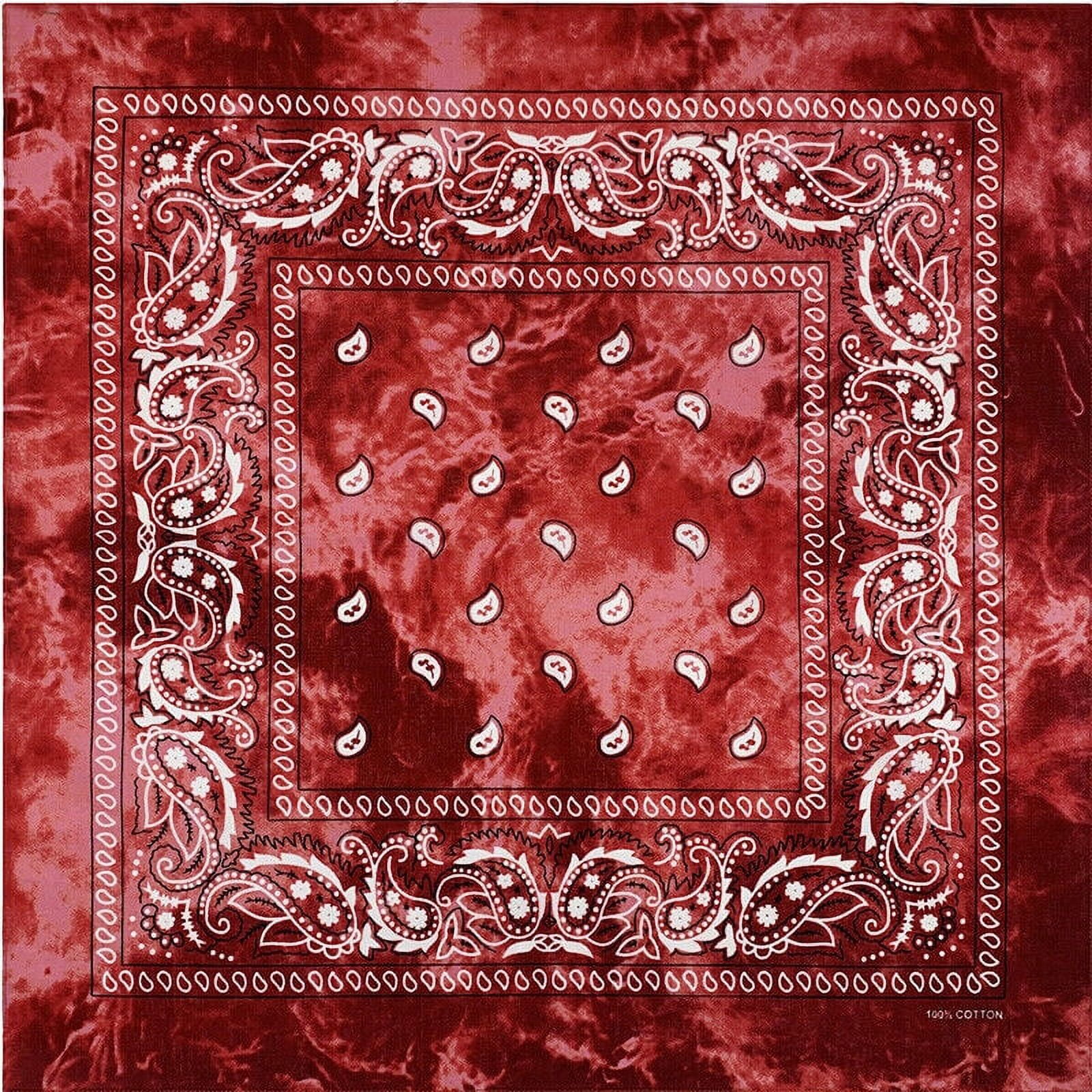 Hip Hop 100% Cotton Square Bandana Scarf Unisex Headband Gifts For Men ...