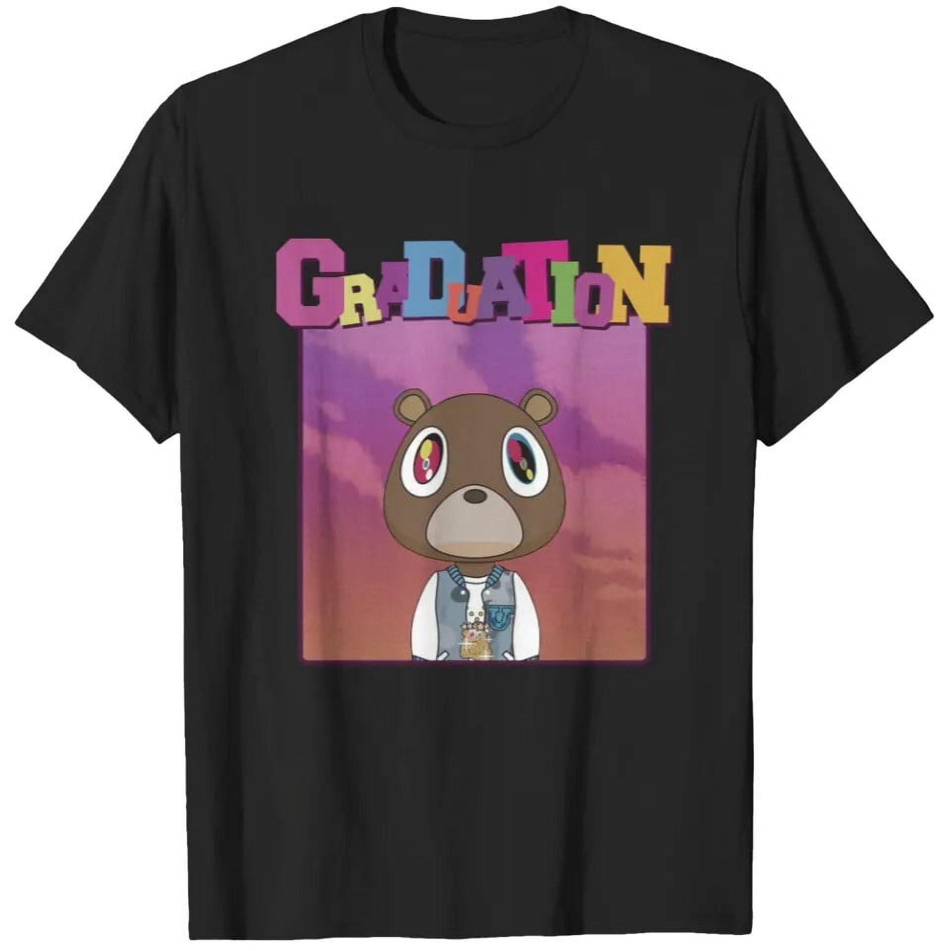 Hip Hop Art Album Shirt – Graduation Era Graphic Tee in Black - Walmart.com