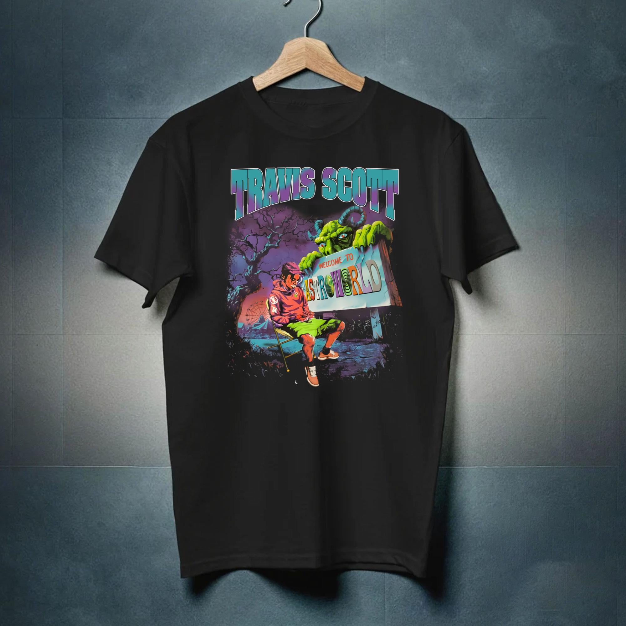 Hip Hop Artist Inspired Welcome to Astro World Graphic Shirt-TH38939 - Walmart.com