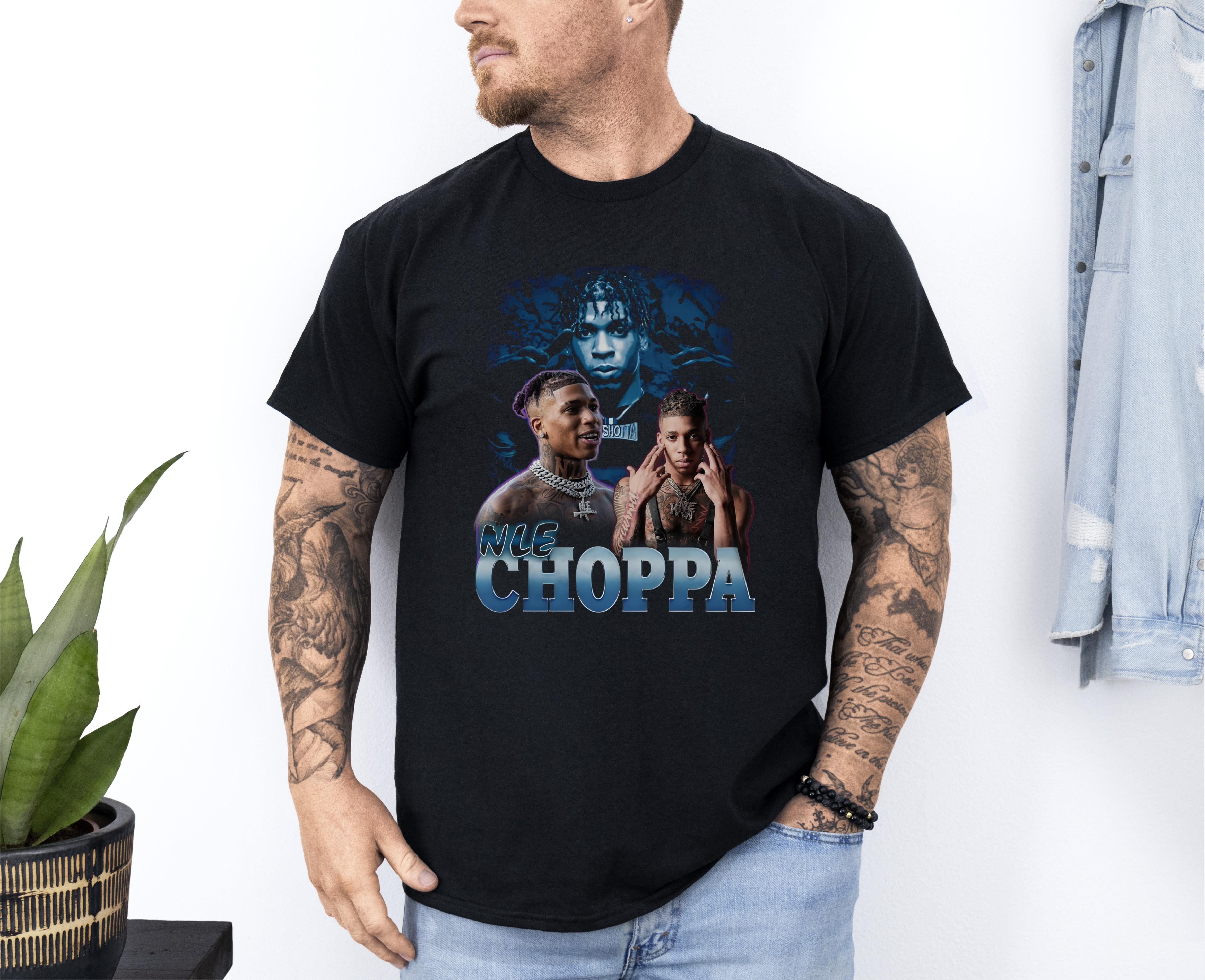 Hip-Hop Artist Tribute T-Shirt, NLE Choppa-Inspired Design, Vintage ...