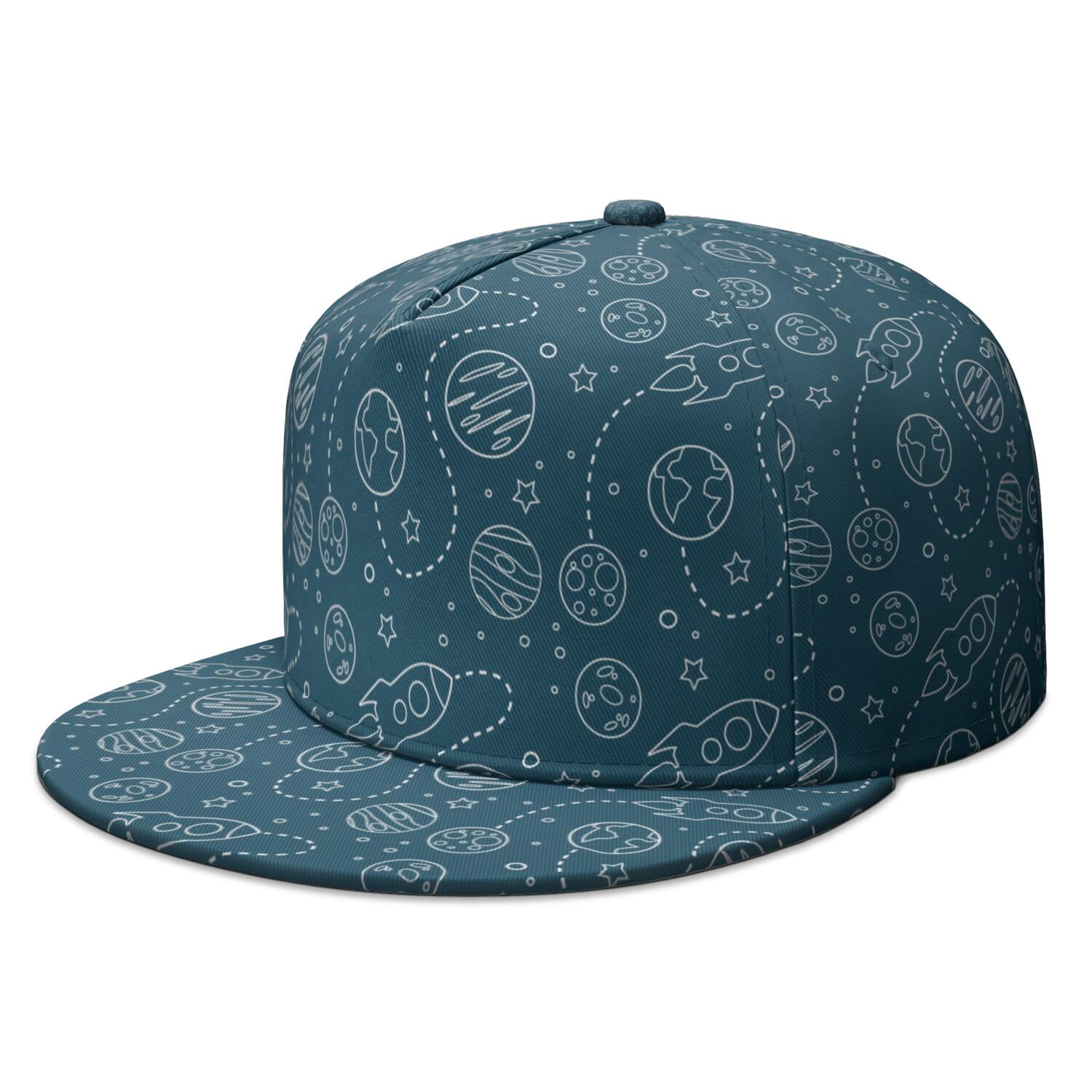 Hip Hop Baseball Cap - Alien Spacecraft Space and Galaxy Aesthetic ...