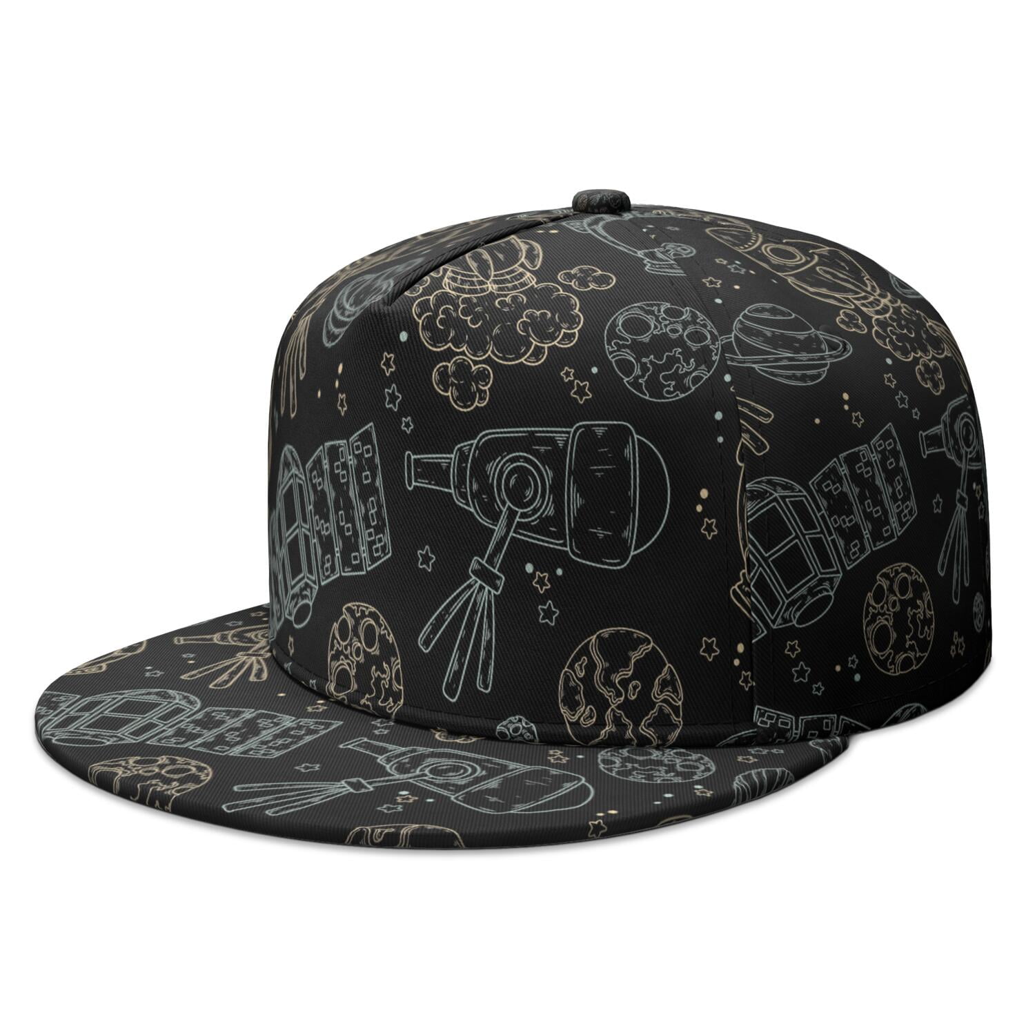 Hip Hop Baseball Cap - Outer Space Cute Celestial Star Constellation ...