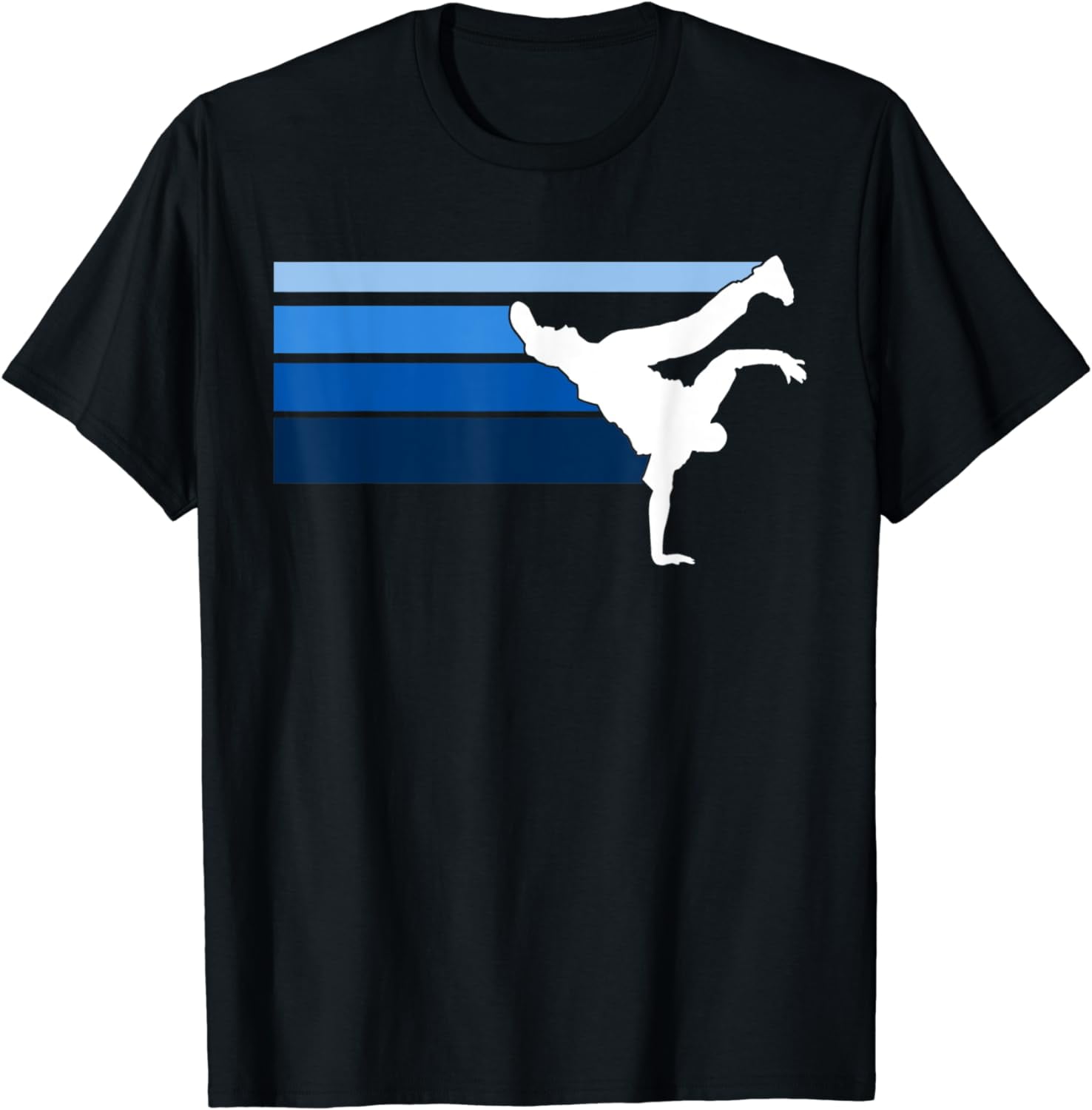 Hip Hop Break Dance T Shirt Blue - Walmart.com