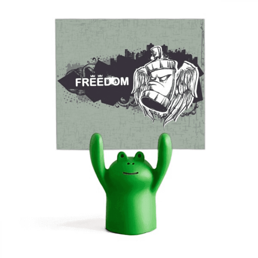 Hip-Hop Freedom Holy Grail Memo Holder Cartoon Animal Frog Stand ...