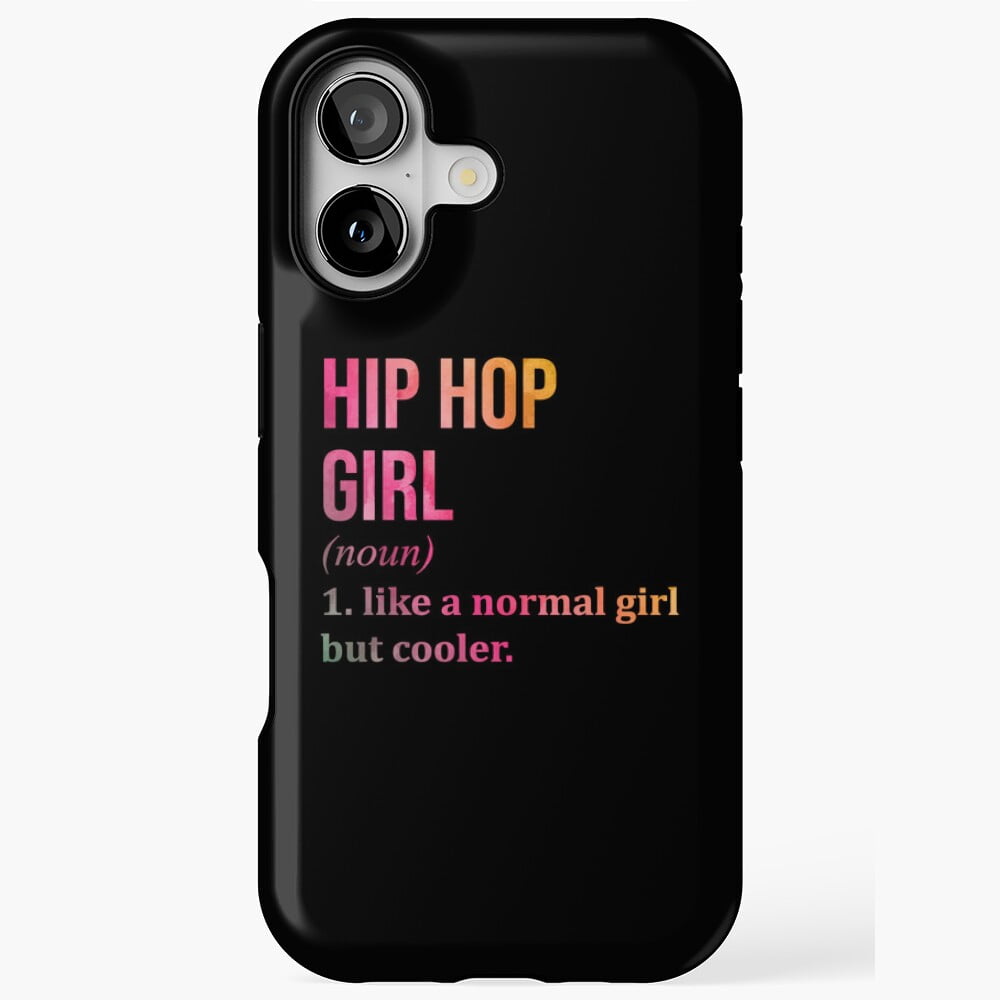 Hip Hop Girl Inspired Watercolor Retro Tribute Artwork iPhone Case 17 ...