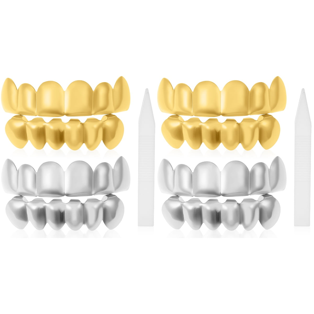Hip Hop Gold Braces Jewelry Grills for Your Teeth Decor Tooth Jewels ...