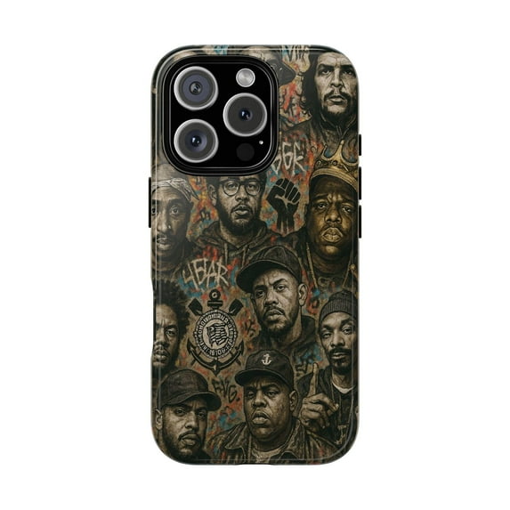 Hip Hop Graffiti Phone Case Rap Icon Street Art for iPhone 17 through ...