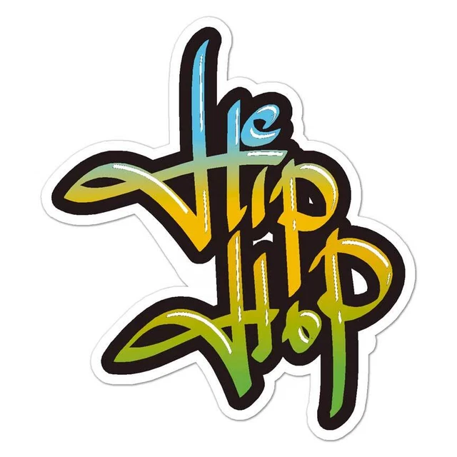 Hip Hop Graffiti Sticker Indoor Outdoor Phone Decal Water Bottle ...