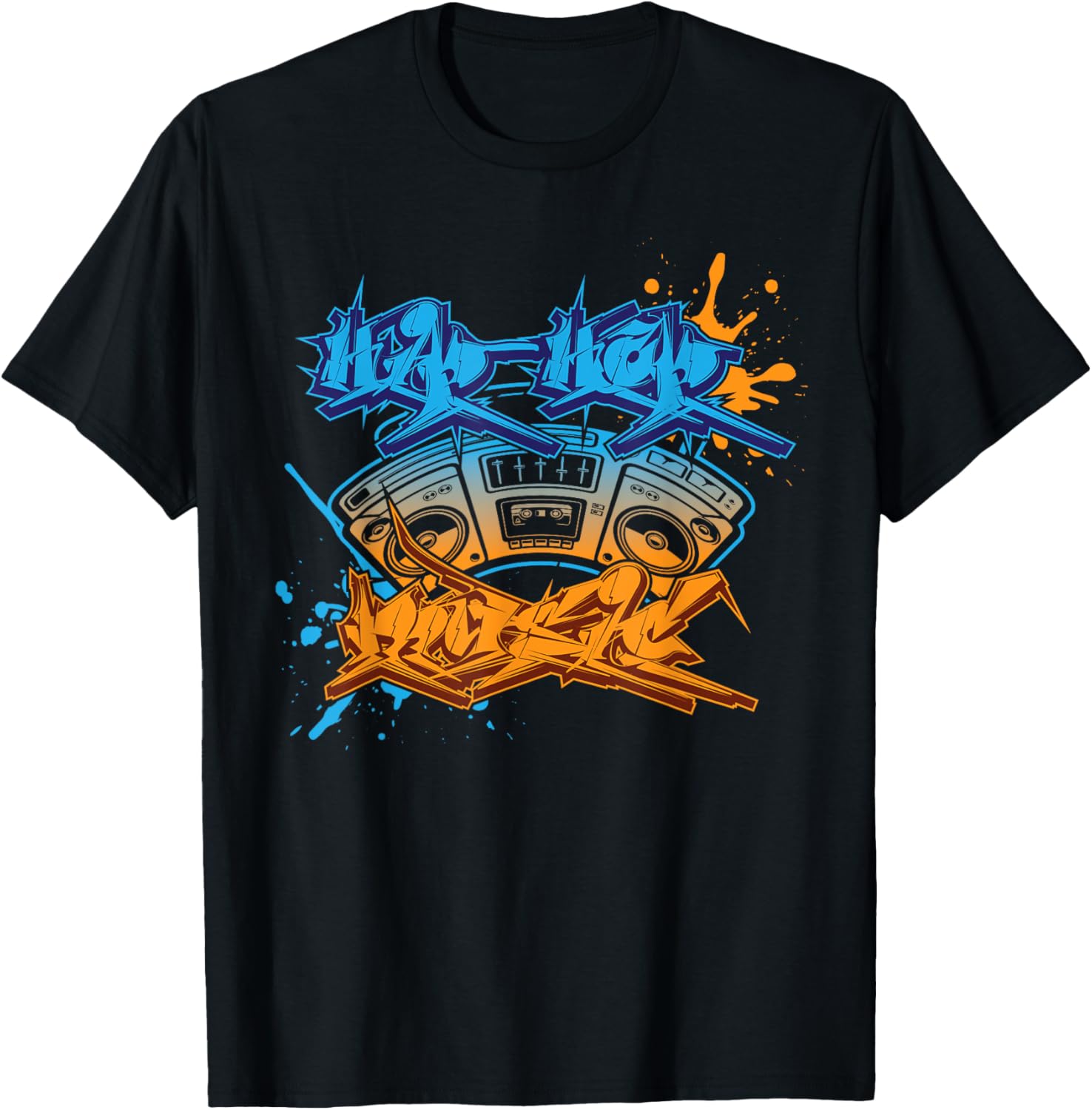 Hip Hop Graffiti Style 90s Rap T-Shirt - Walmart.com