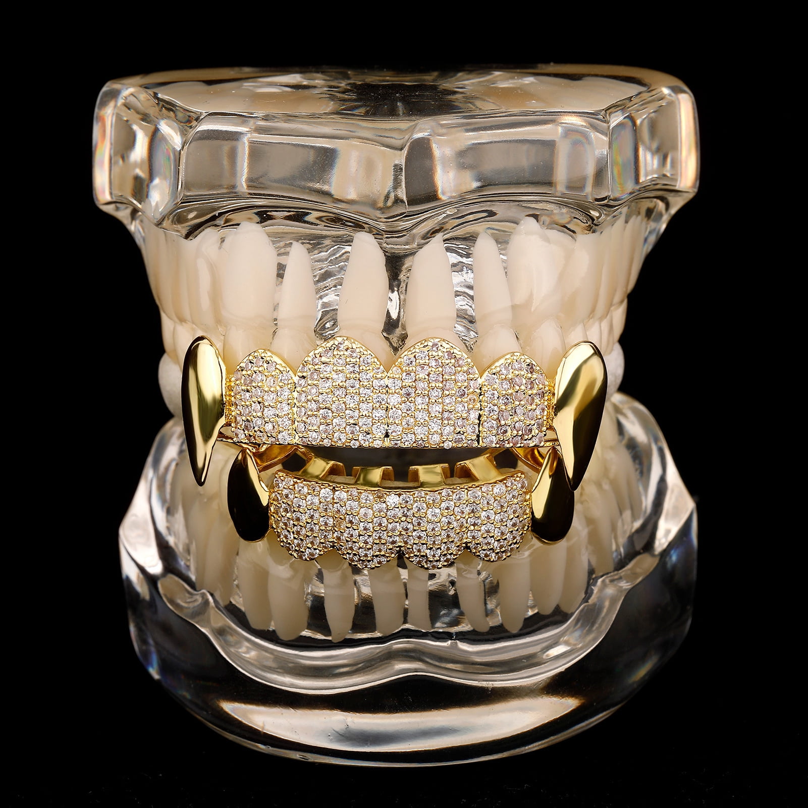 Hip Hop Grillz for Your Teeth - Gold-Plated Playful Teeth Jewelry for ...