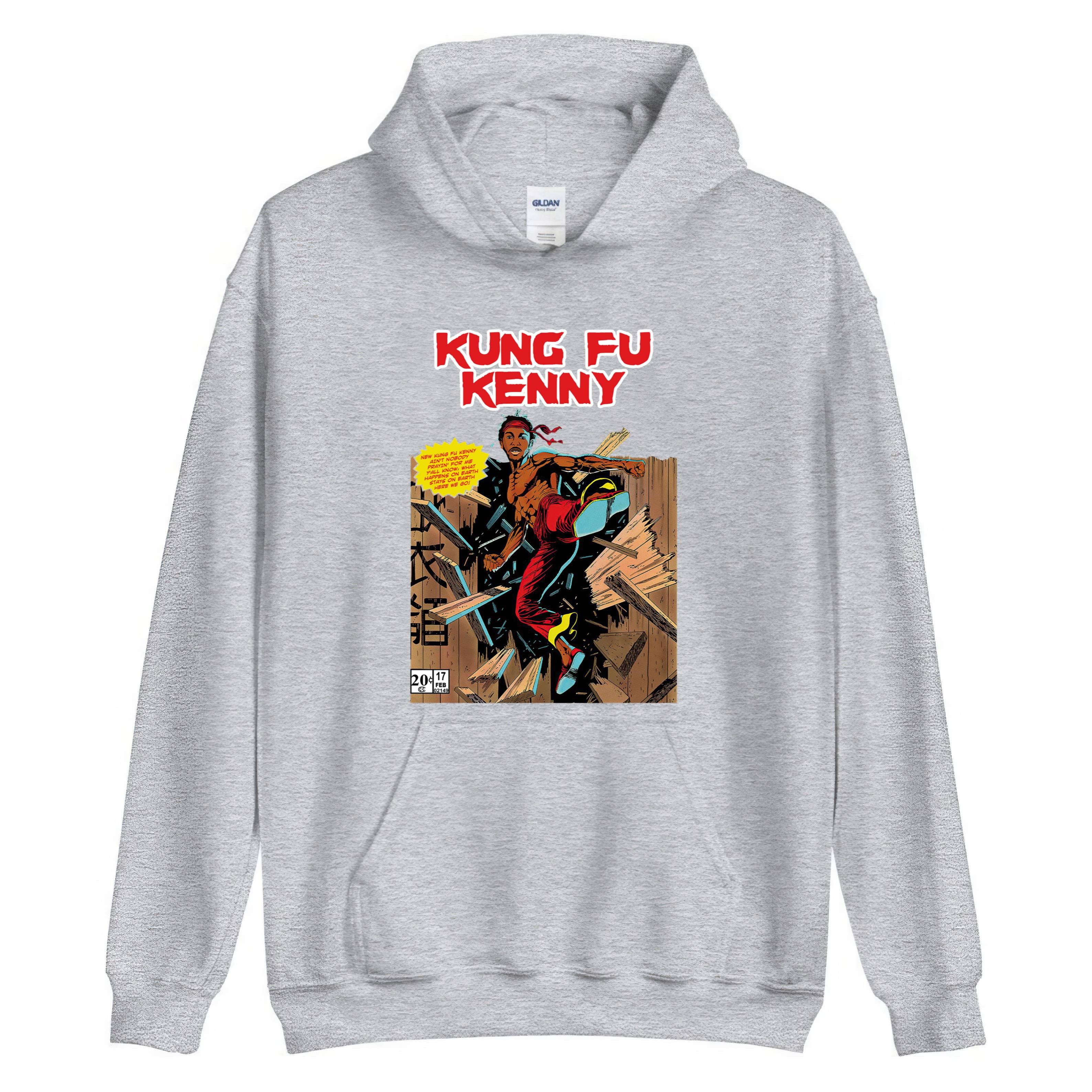 Hip-Hop Icon Inspired Kung Fu Graphic Tee, 90's Comic Style Shirt ...