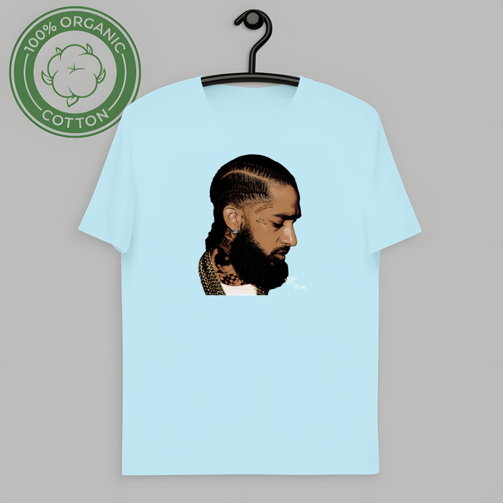 Hip Hop Icon Prolific Big Face Graphic Tee, Rap Music Star Double Up ...