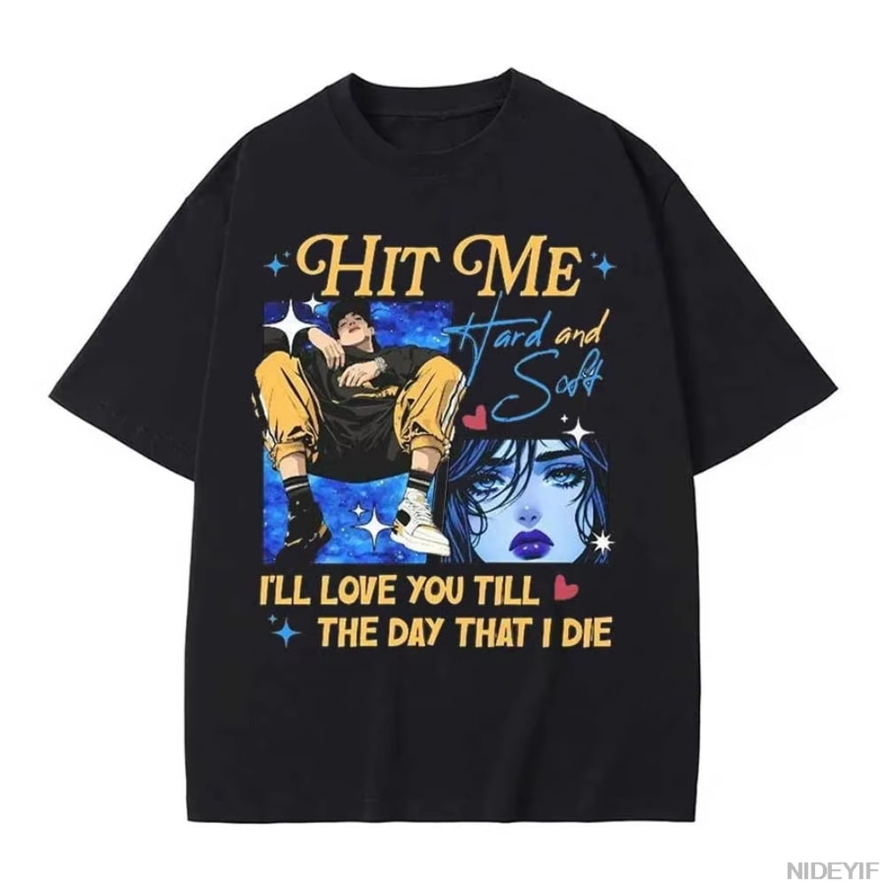 Hip Hop Inspired Graphic Tee, Vintage Streetwear Soft Cotton Shirt ...