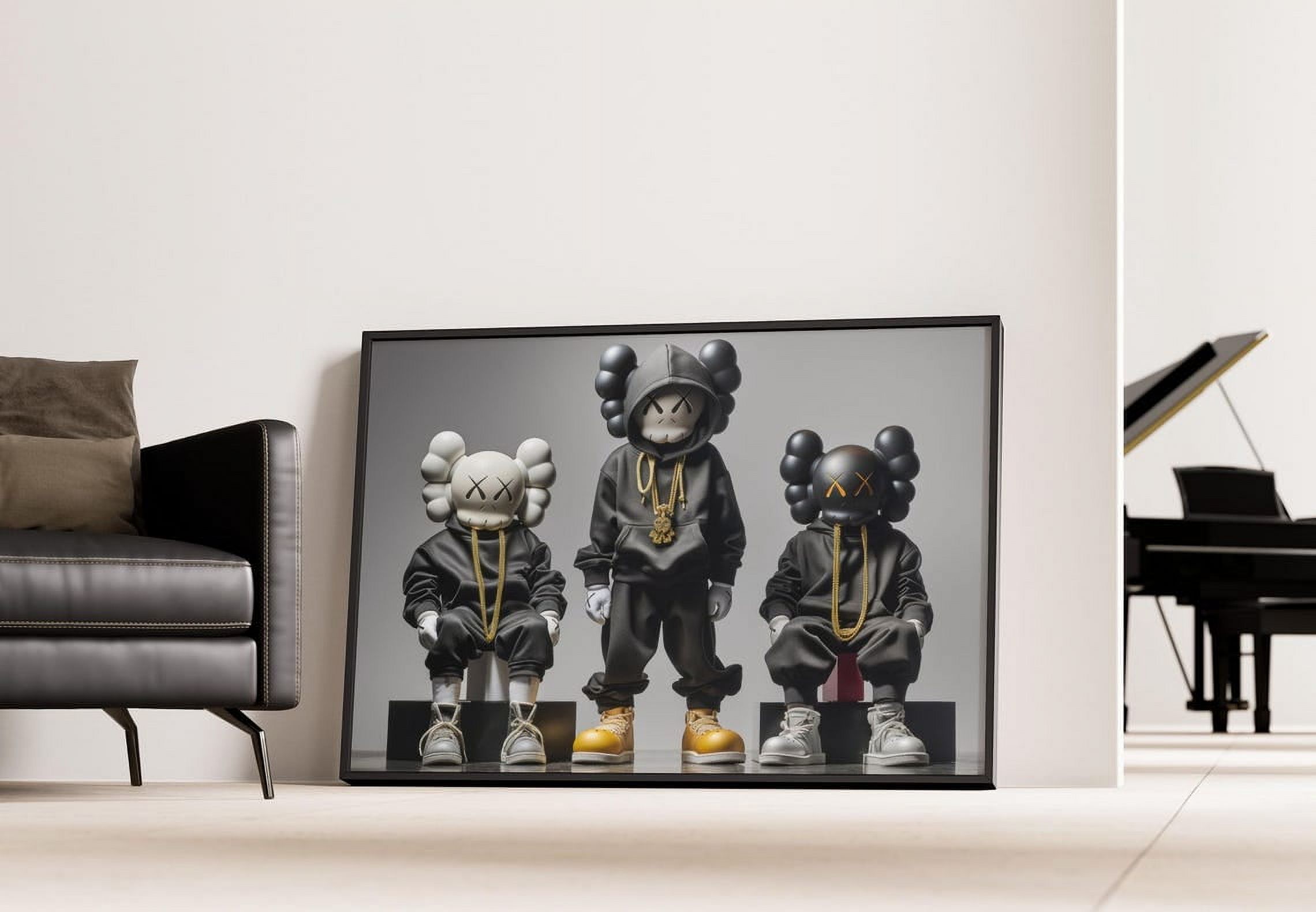 Hip Hop Kaws Poster, Printable Kaws Wall Art, Kaws Urban Wall Art ...