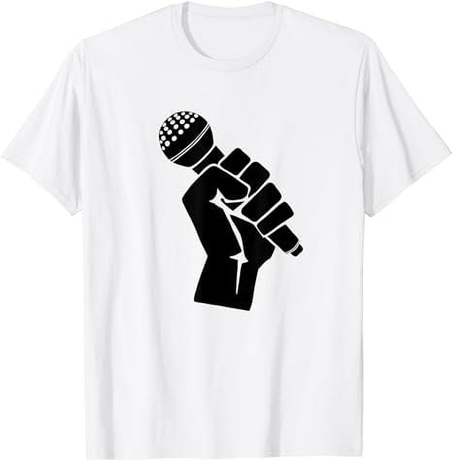 Hip Hop Mic T-Shirt - Walmart.com