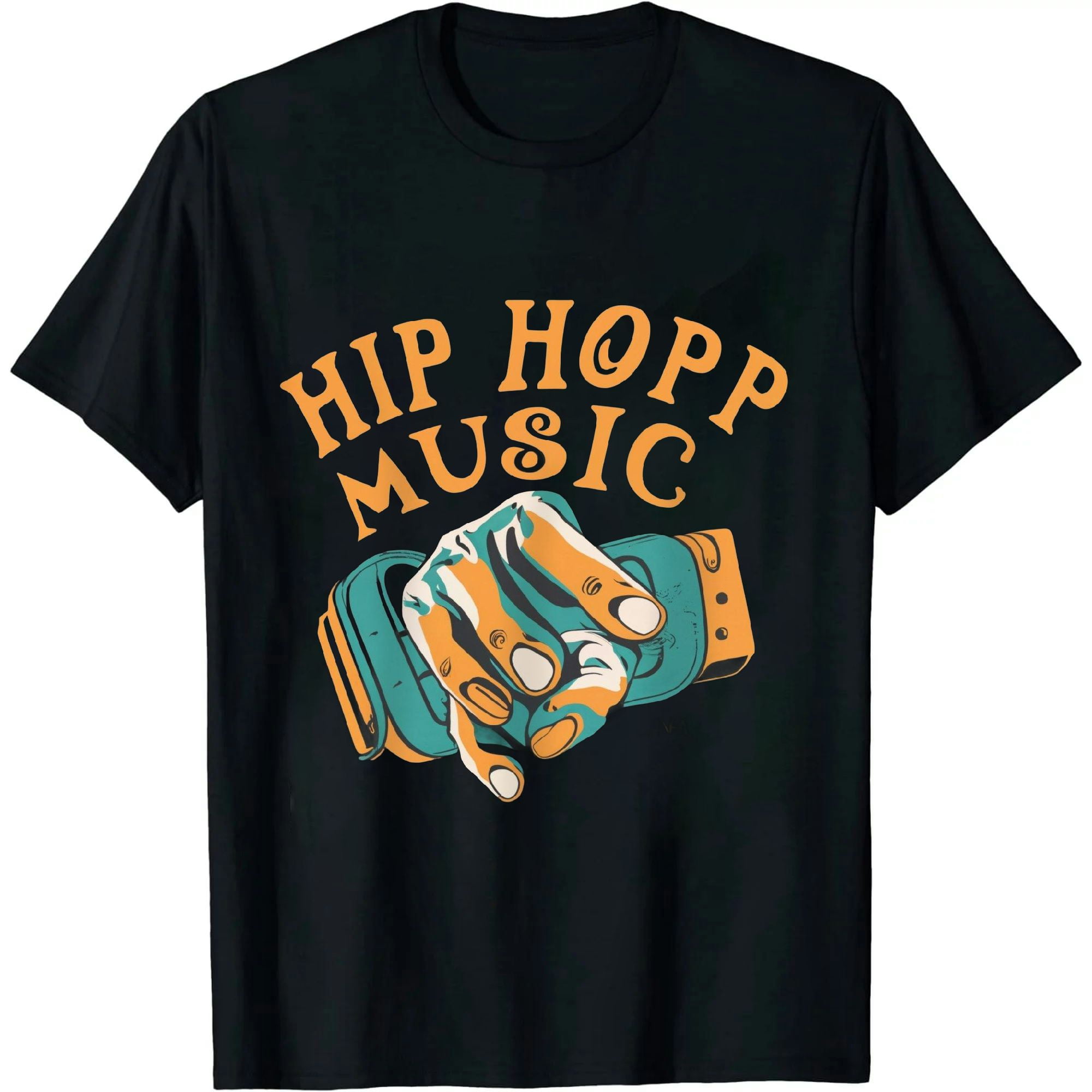 Hip Hop Music 50th Anniversary Black History DJ Dance Rapper T-Shirt ...