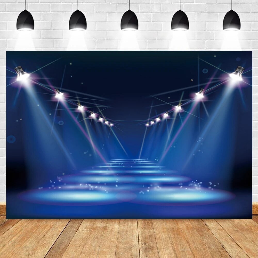 Hip Hop Music Party Background Spotlight Mist Adult Birthday Portrait ...