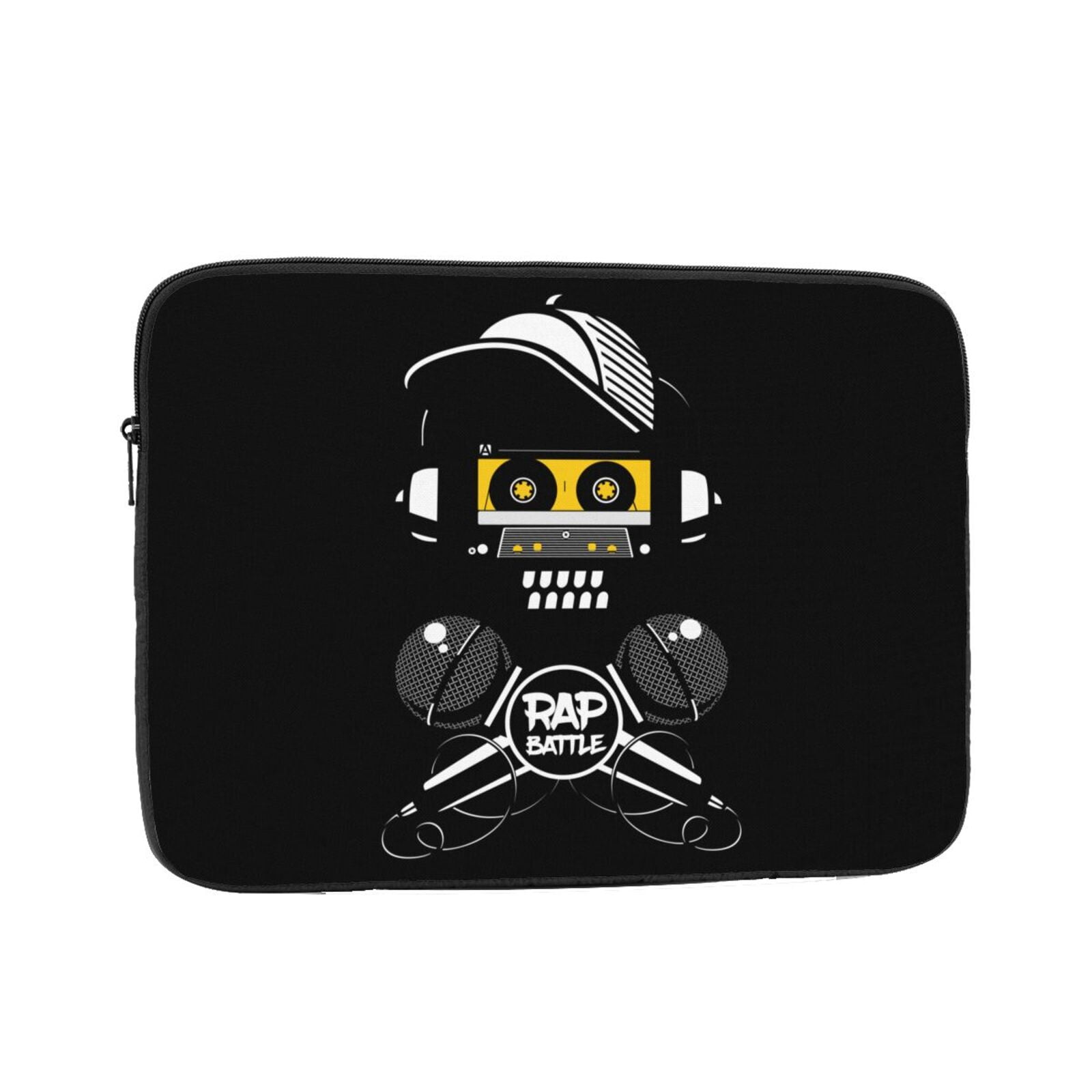 Hip Hop Rap Battle Skull Retro Style 17 inch Portable Laptop Sleeve ...