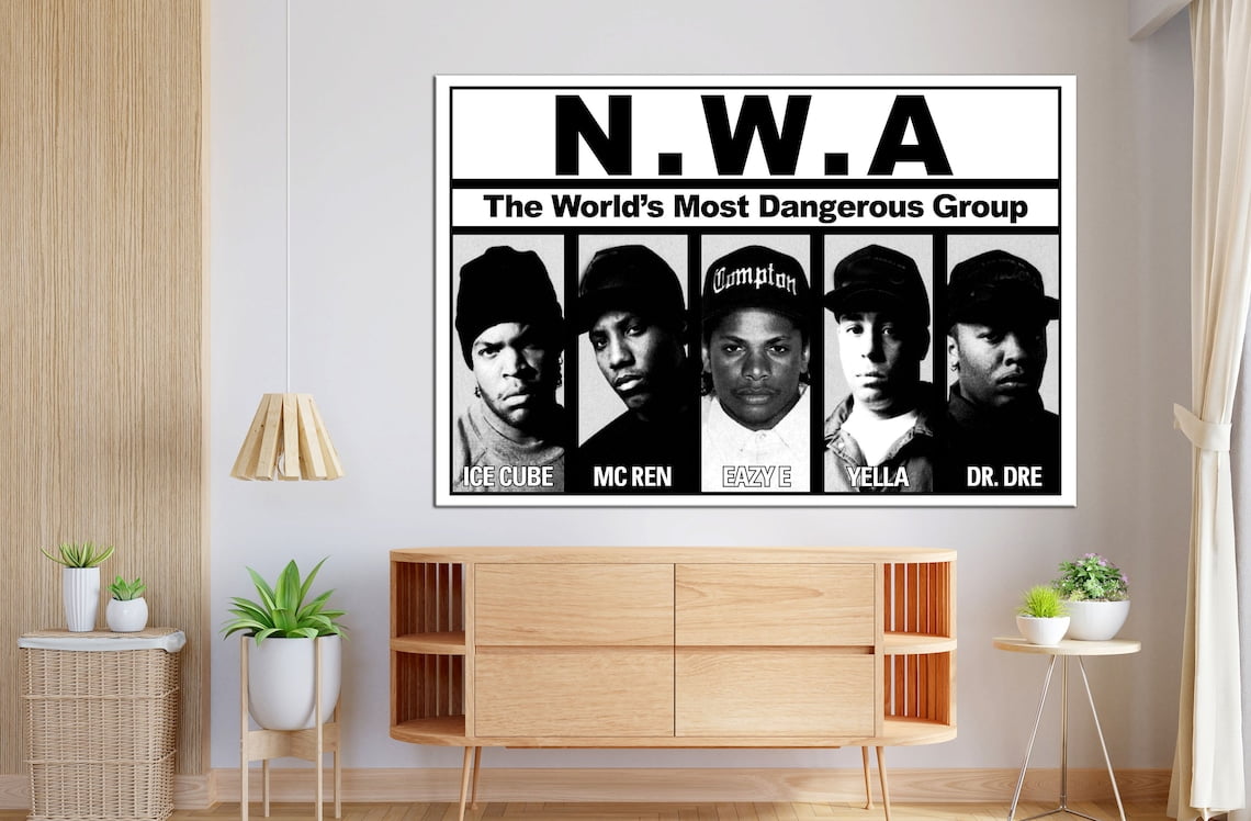 Hip Hop Rap Legends poster ,NWA The World’s Most Dangerous Group,Rap ...