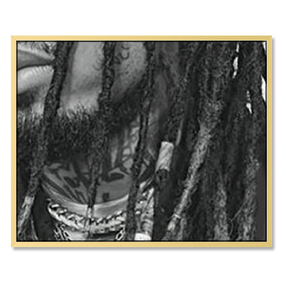 Hip Hop Rapper Singger And Trap Musicians Poster Picture Print Canvas ...