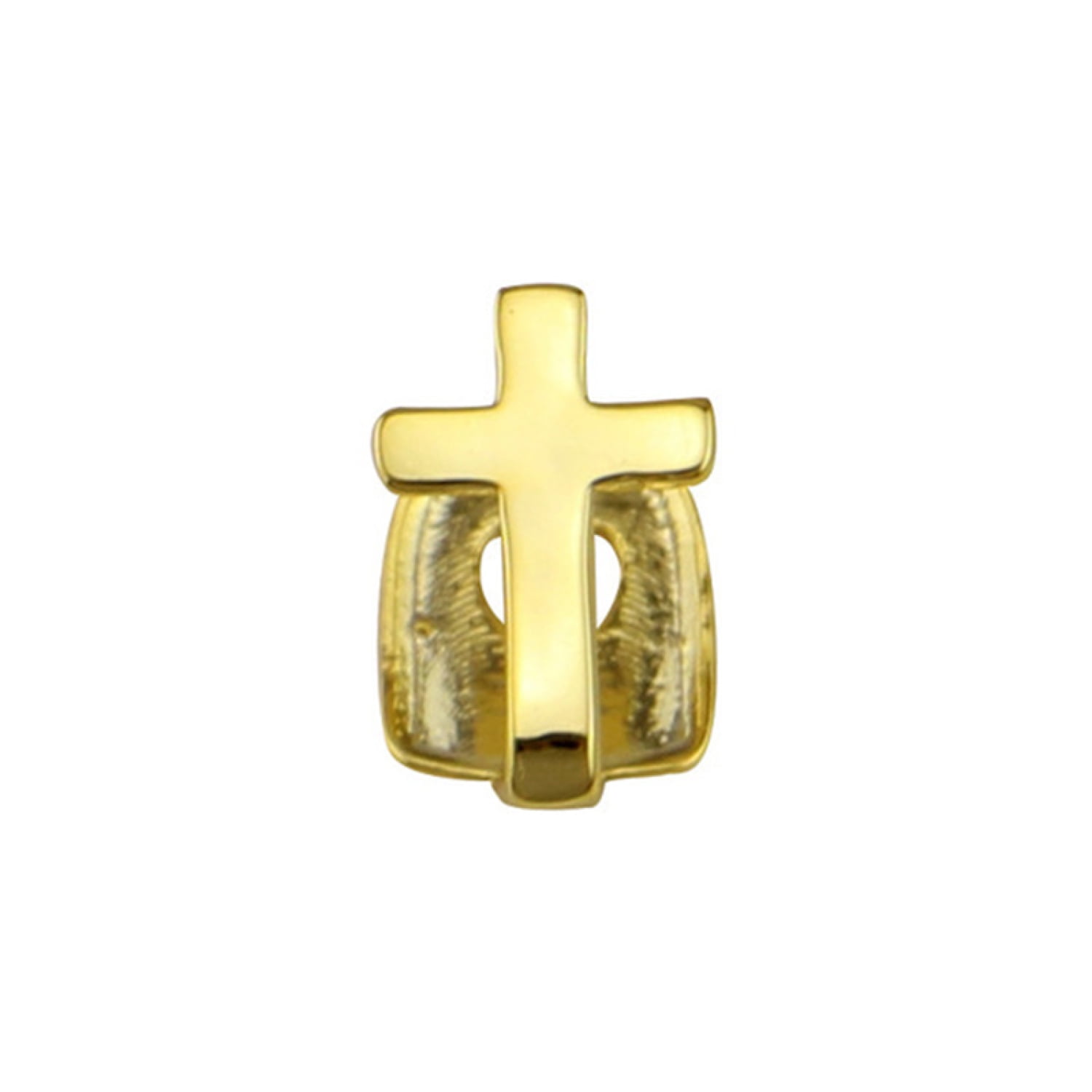 Hip Hop Single Tooth Grillz Cap Top Gold Plated Punk Teeth Caps ...