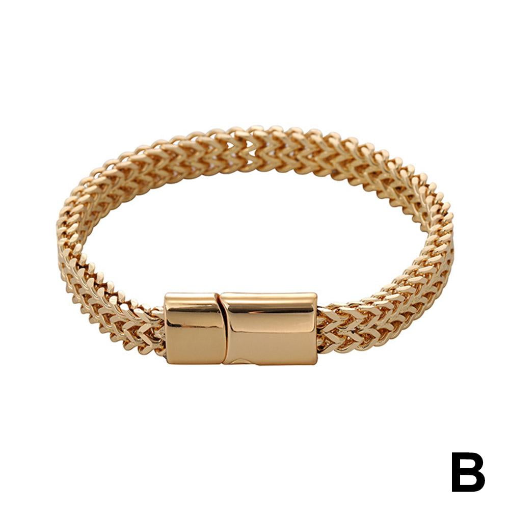 Hip-Hop Stainless Steel Front and Back Bracelet йδ (х C7E5 - Walmart.com