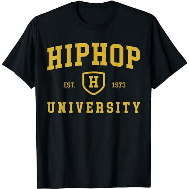 Hip Hop University School Tee Streetwear Rapper T-Shirt - Walmart.com