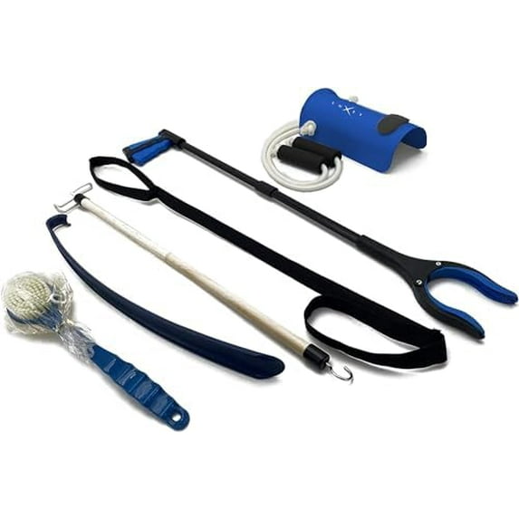 Hip Kit for Total Hip Replacement Kit, Shoe Horn, Foldable 32" Grabber ...
