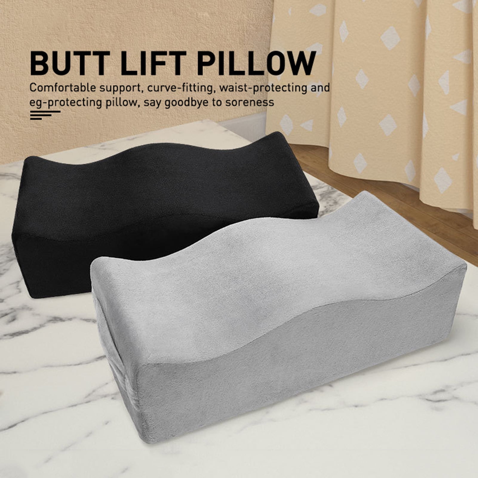 Hip Levage Coussin Memory Foam Butt Lift Pillow Leg Support Cushion for ...