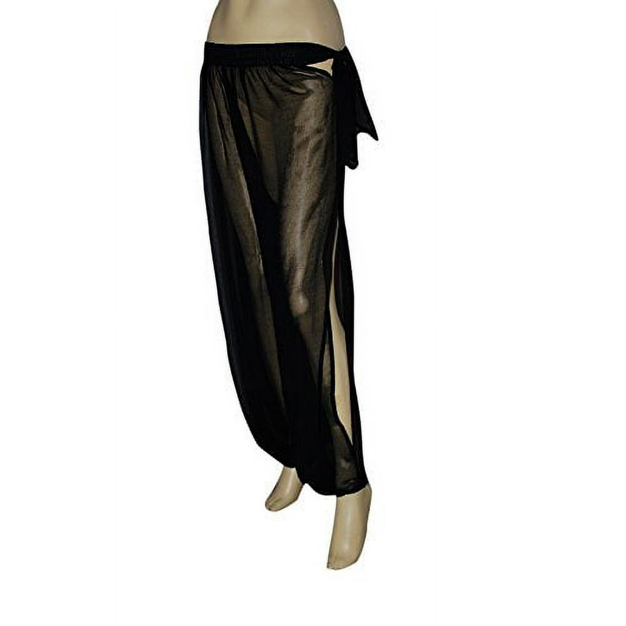 Black Genie Sheer Pants