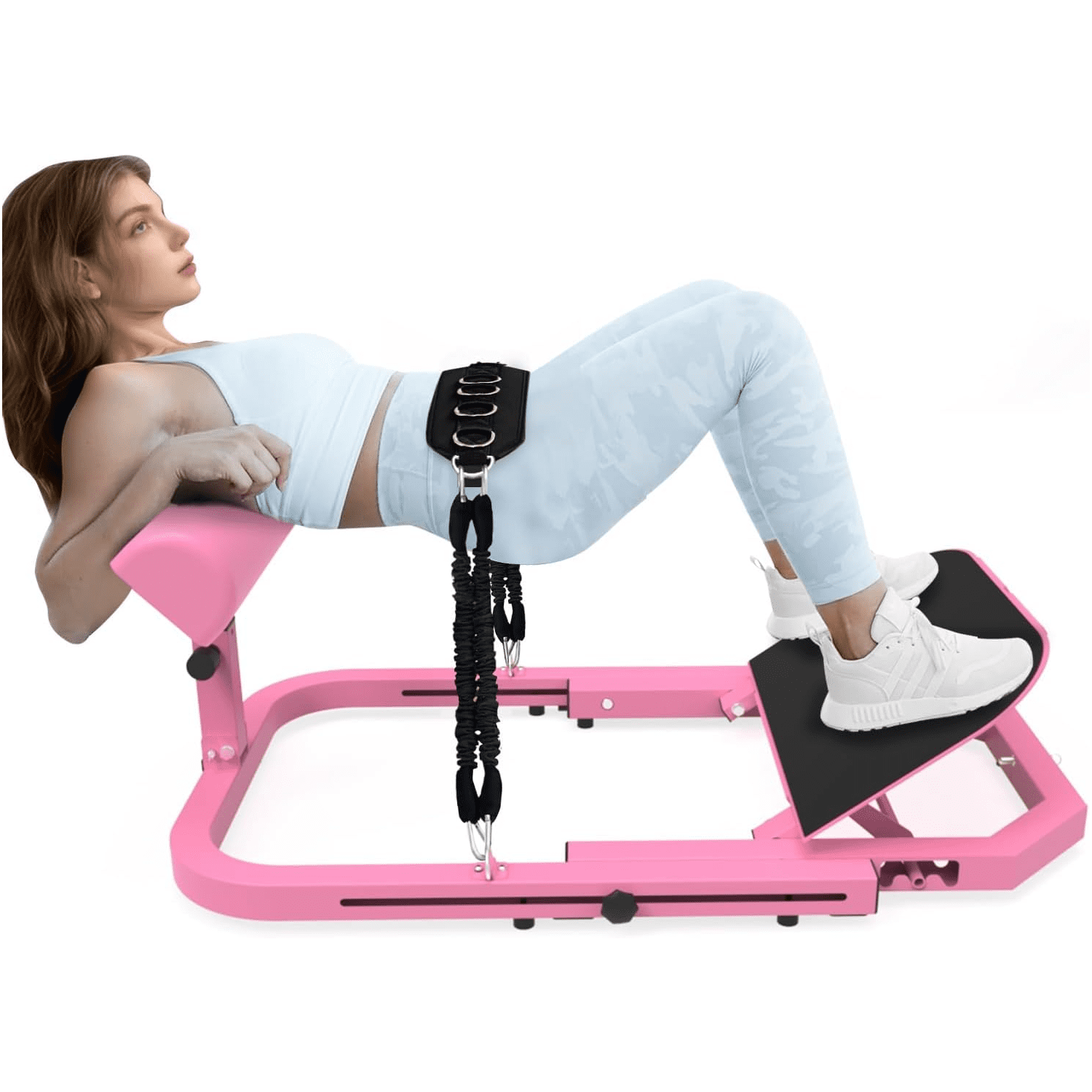 Hip Thrust Machine for High Resistance Glute Training,Adjustable Hip ...