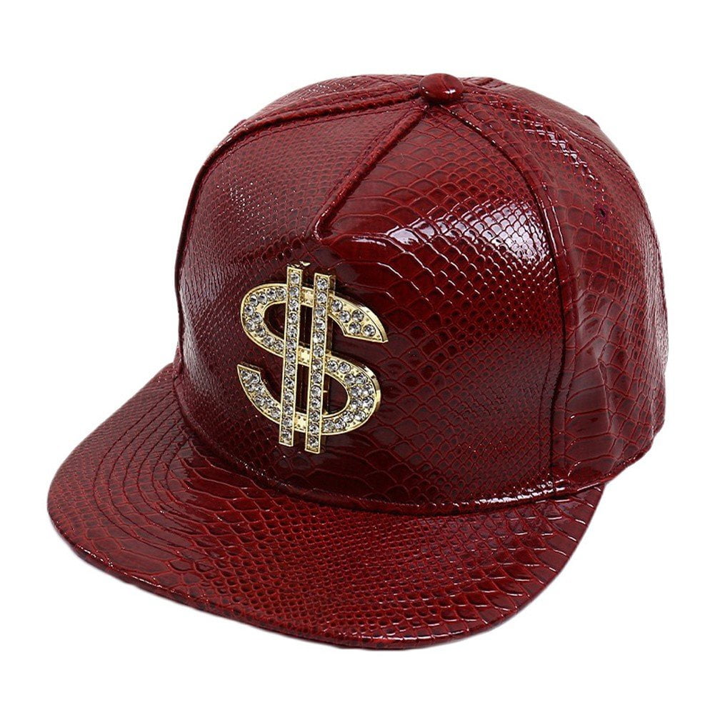 Hip-hop Cap Dollar Sign Metal Label Fashion Break Dancing Street Dance ...