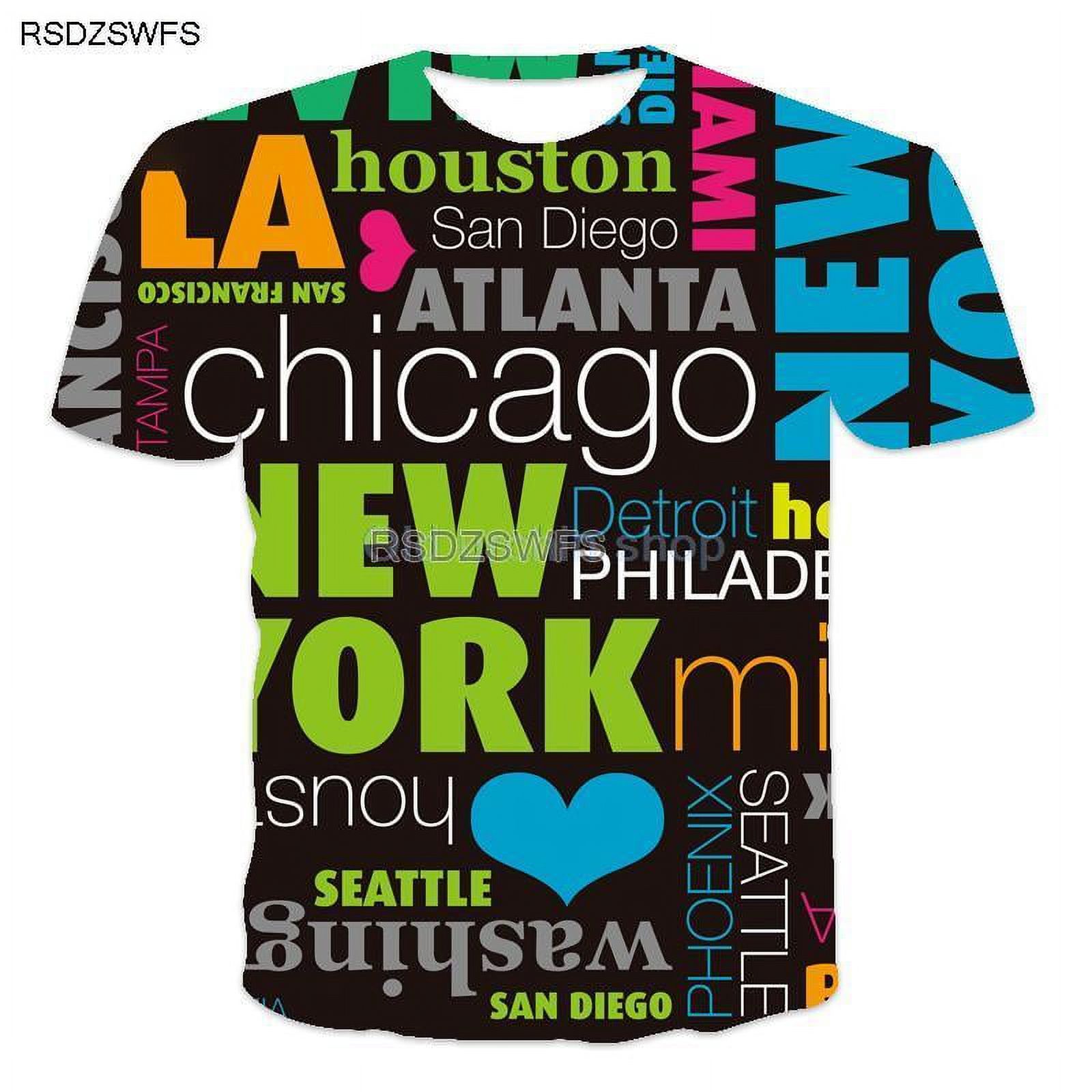 Hip-hop Funny and Interesting Men's Summer Oversized T-shirt 3D Letters ...