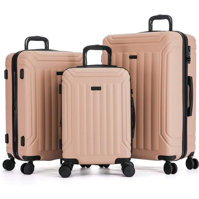 Hipack 25HP2107-SAND Hipack Rover Generation Hardside 3-Piece Luggage ...