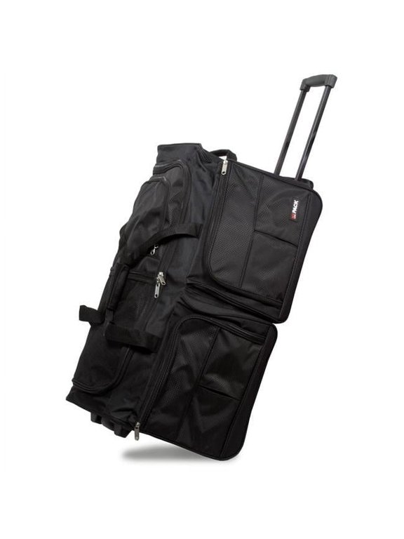 Hipack 28-Inch Heavy Duty Rolling Duffle Bag - Charcoal - Walmart.com