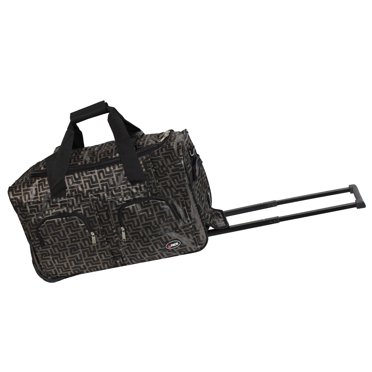 Free Shipping! Hipack 20-Inch Carry-On Rolling Duffle Bag - Black ...