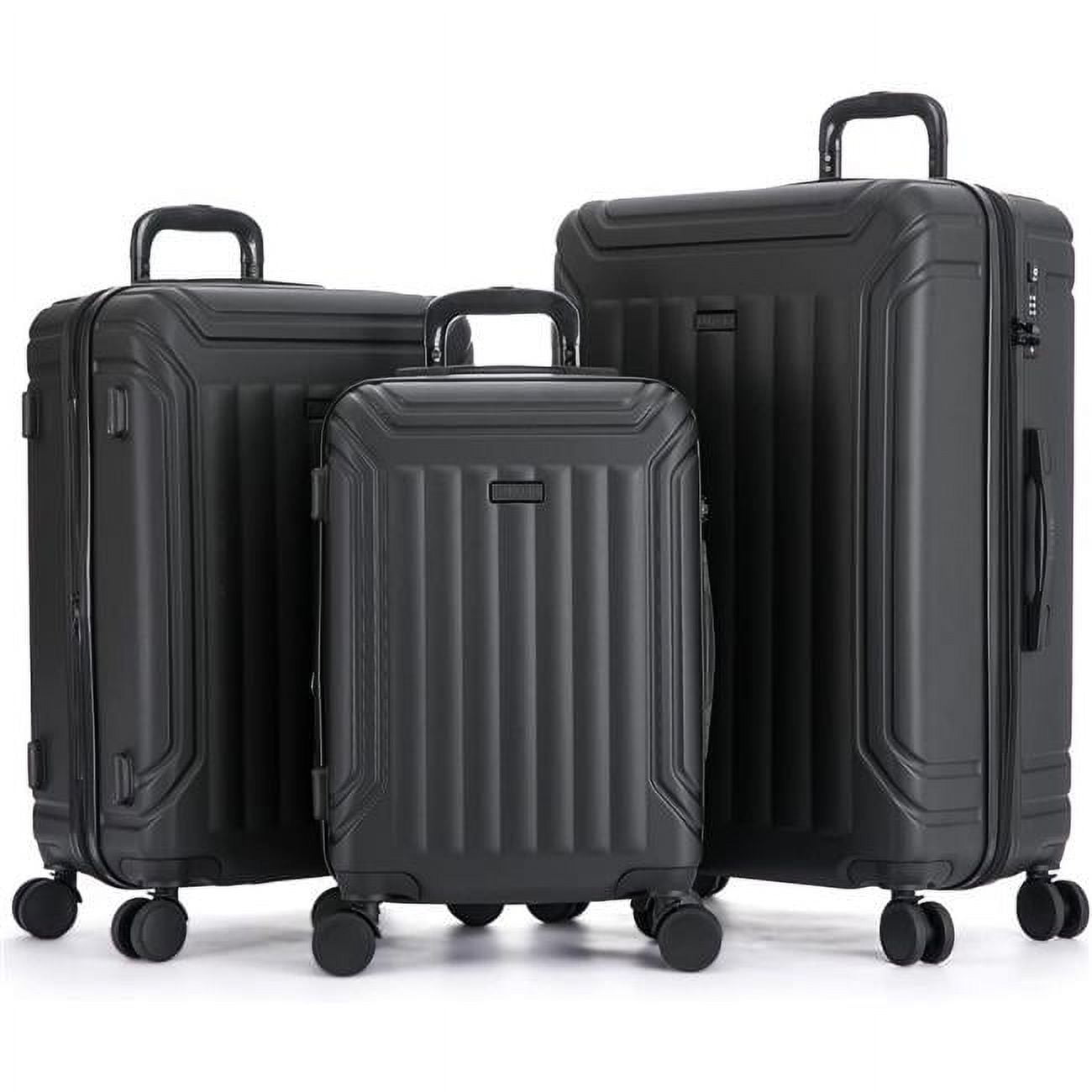 Hipack Hipack Rover Generation Hardside 3-Piece Luggage Set - Black ...