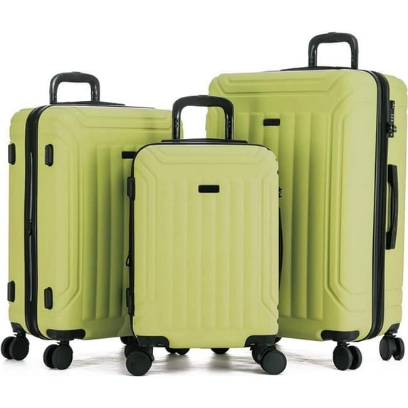 Hipack Hipack Rover Generation Hardside 3-Piece Luggage Set - Olive ...