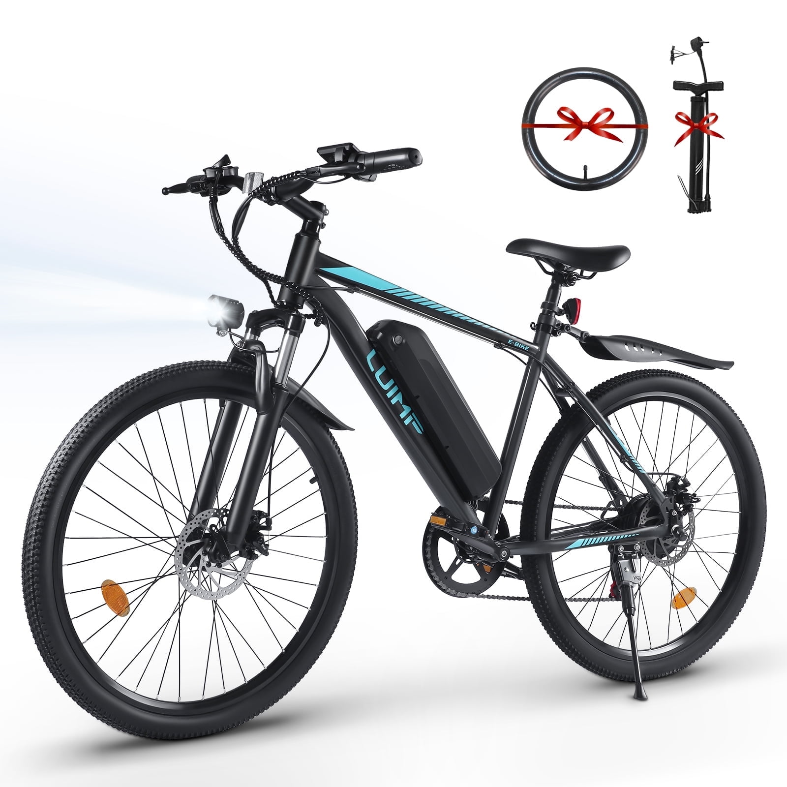 Hipatoo 26" Electric Bike 500W 20MPH E-bike, 36V 10.4Ah Battery, Ebike for Adults, E Bike UL2849 ...