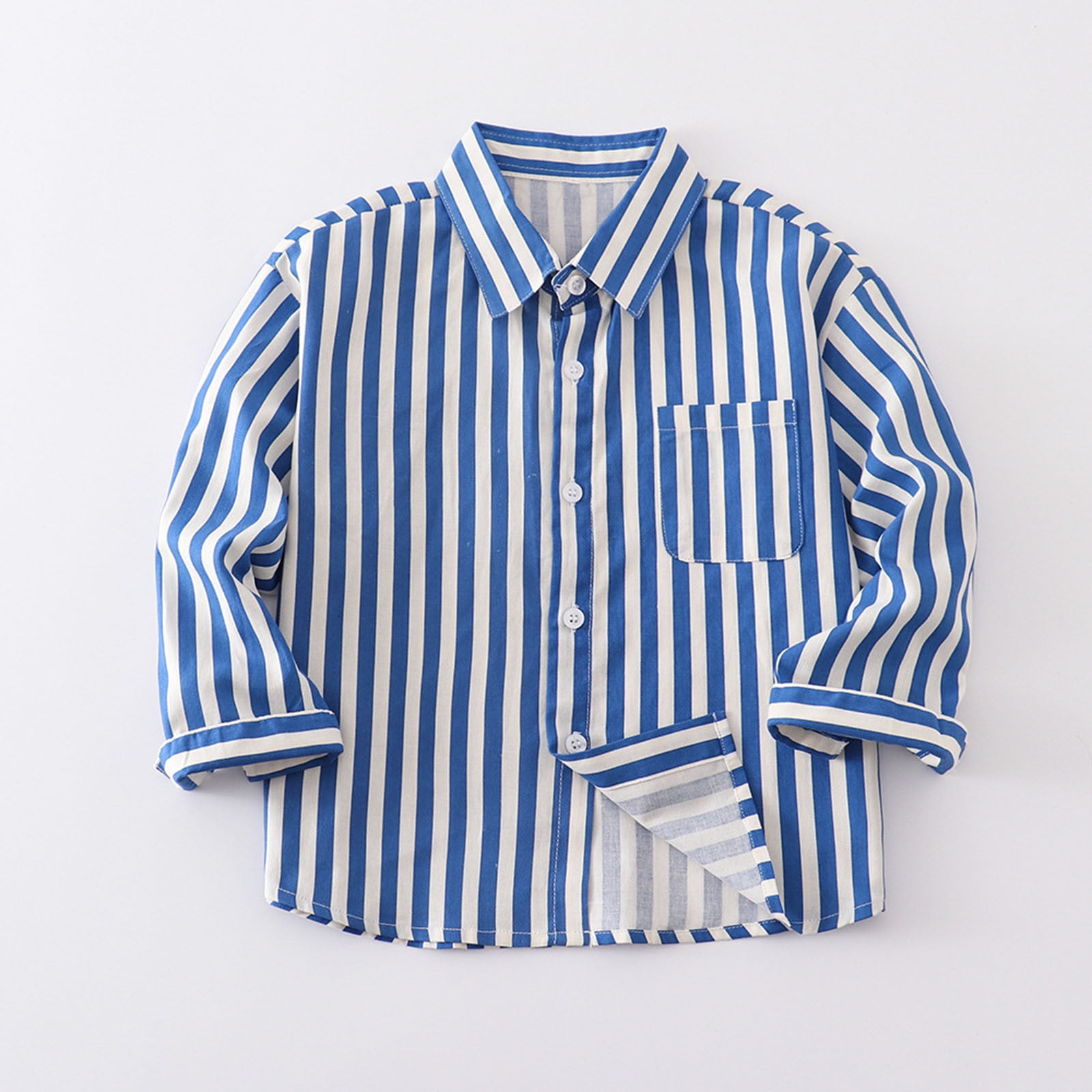 Hipattires Baby Girls Clothes Round Neck Cotton Blue Fashion Boys ...