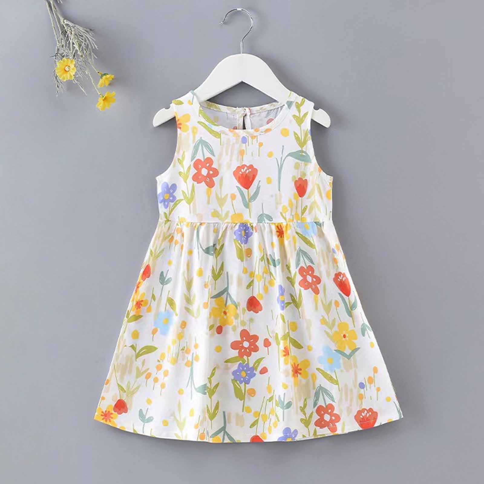 Hipattires Dreses Kids Girls Soft Summer Kid Girls Clothes Sleeveles ...