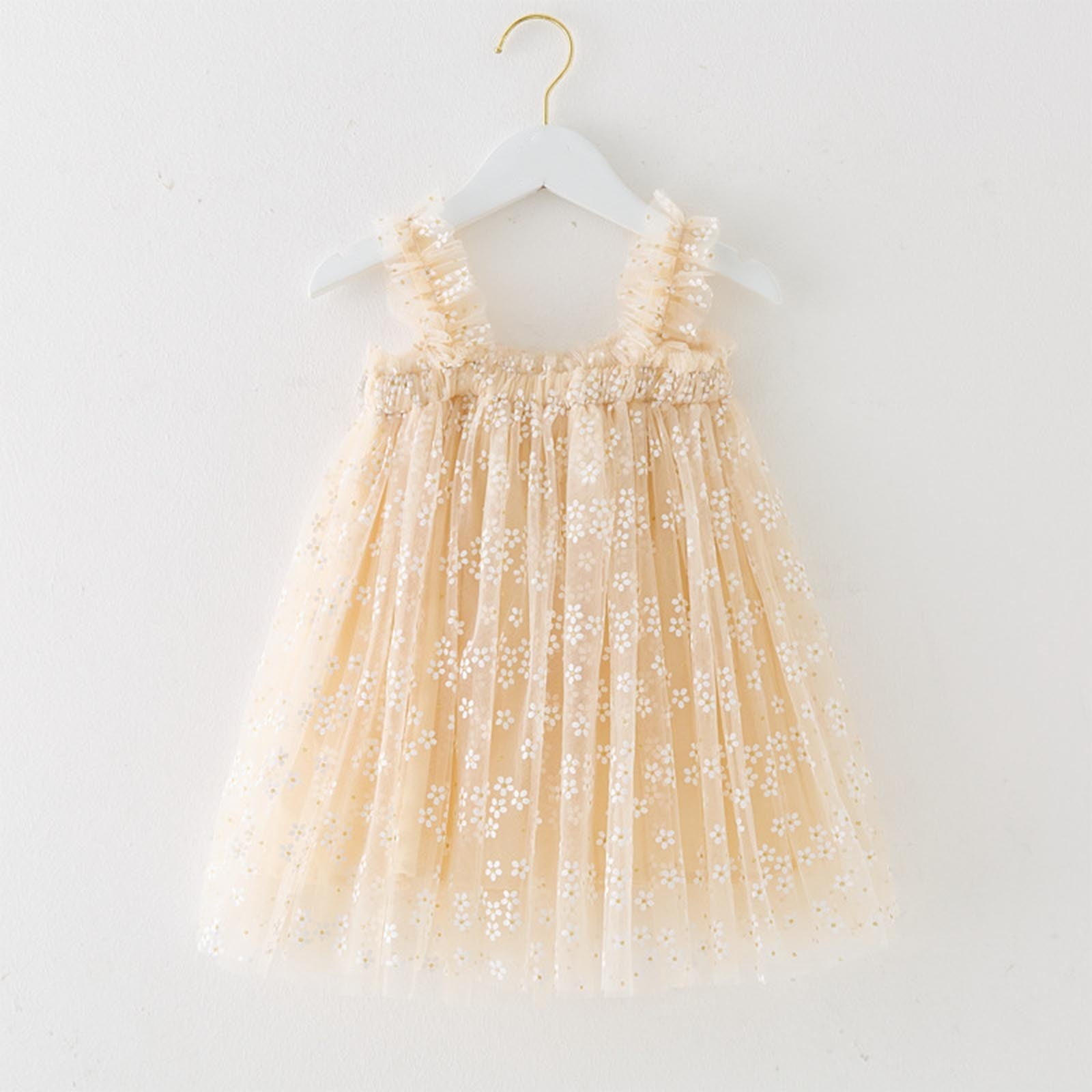 Hipattires Graphic Dreses Toddler Girls Cute Mesh Toddler Girls Clothes ...