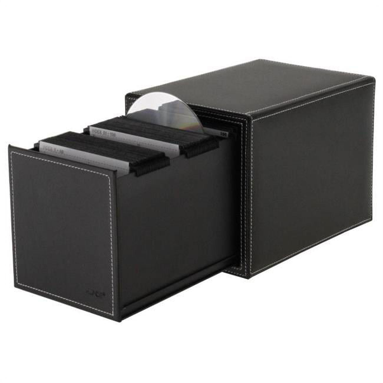 Hipce CDBP-100 OP BK One Touch CD & DVD Filing Cabinet, Black - 100 ...