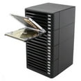 Hipce CDR-20 LS Stackable One Touch CD Rack, Light Silver - 20 Capacity ...