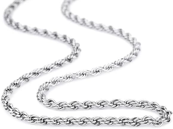 Hiphop Necklace, Hiphop Plain Chain, 2-8mm Thick Stainless Steel ...