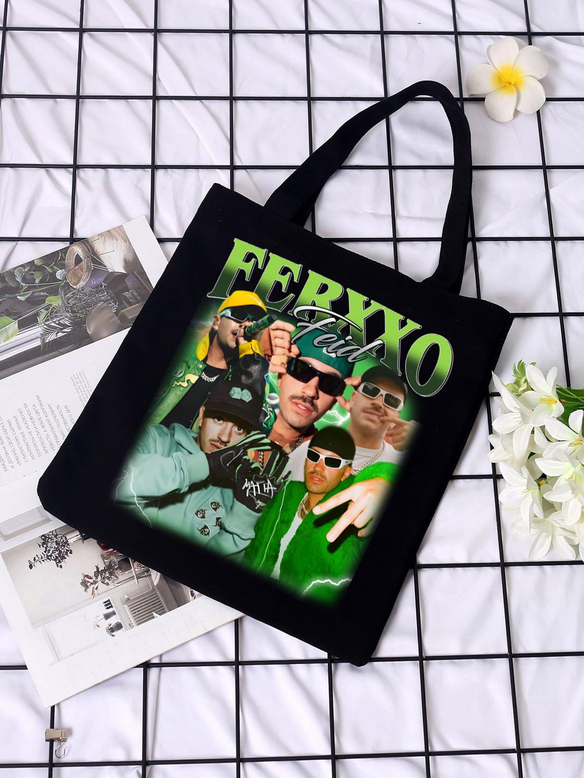 Hiphop RnB Rapper Singer Homage Graphic Tote Bag, Bootleg Retro 90's ...