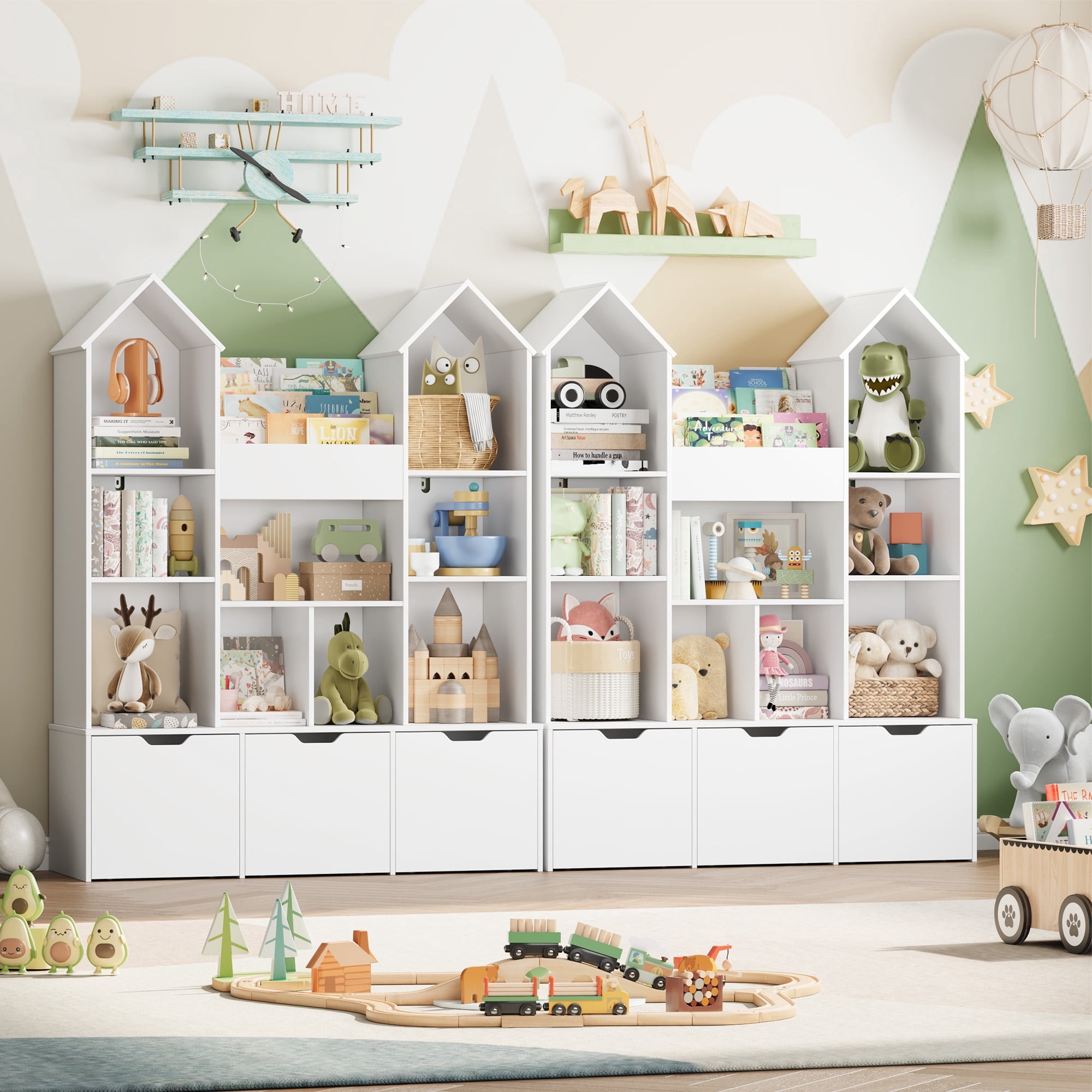 Hiphuta Kid’s Toy Storage Organizer with 3 Removable Drawers, Children ...