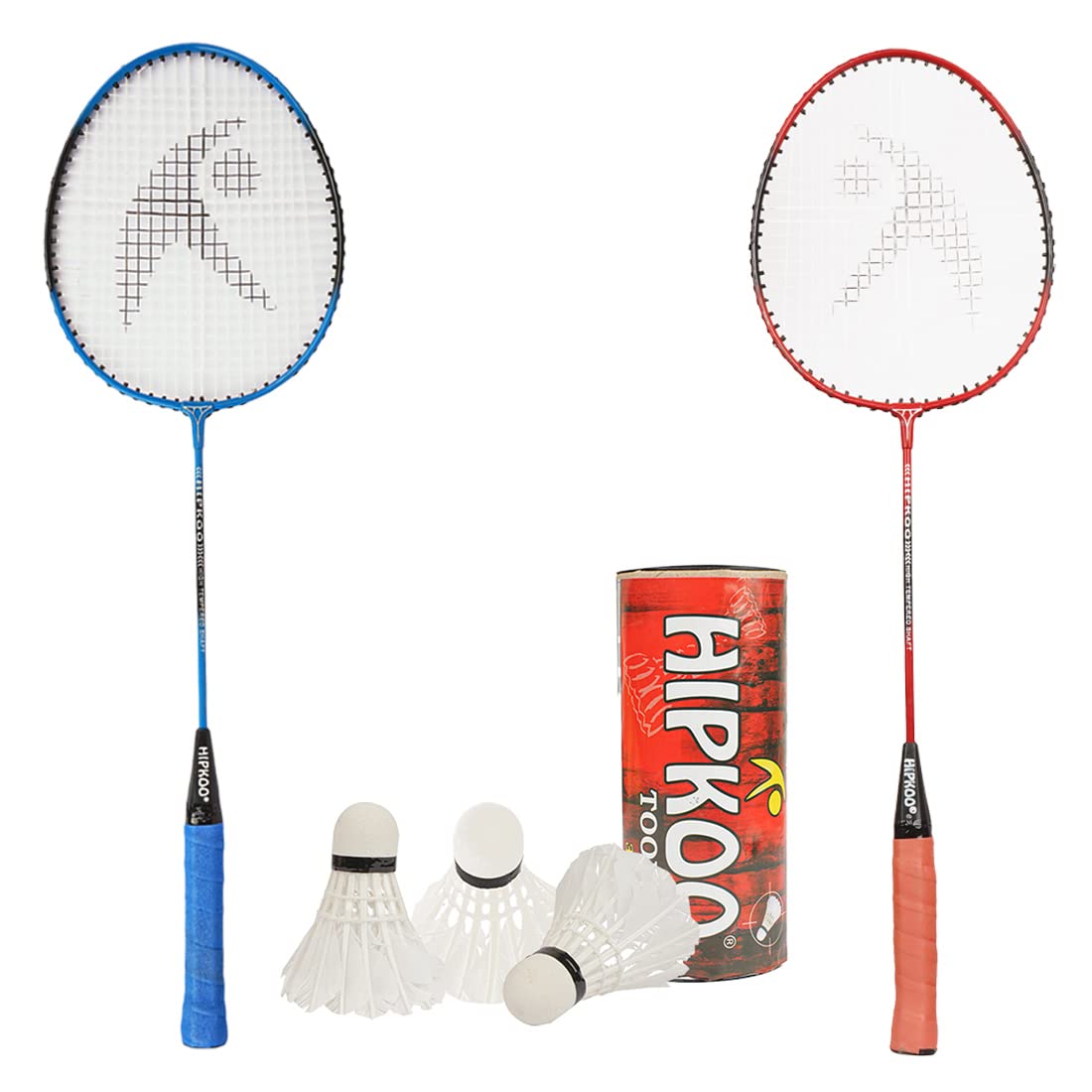 Hipkoo Sports Star Aluminum Badminton Complete Racquets Set | 2 Wide ...