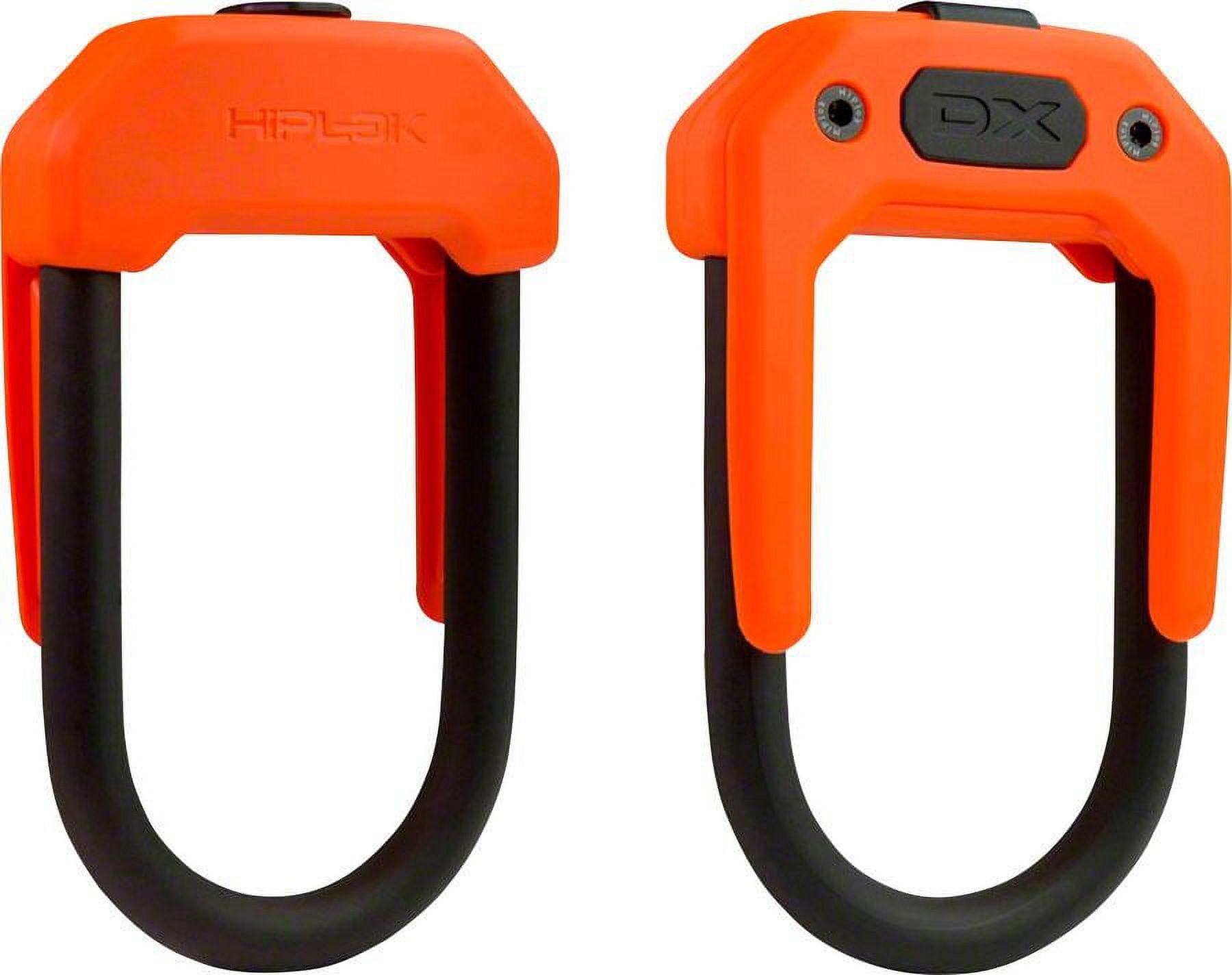 Hiplok DX Wearable Hardened Steel Shackle U-Lock: 14mm, Orange ...